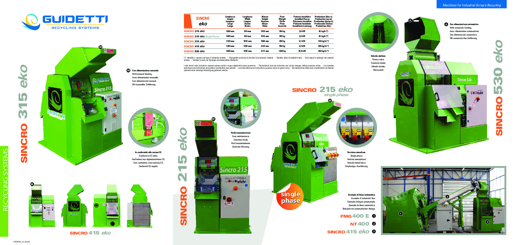 Brochure - Guidetti sincro eko - Gs systèmes de recyclage sasu ...