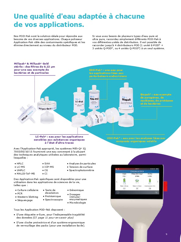 PDF - Brochure milli-q iq 7003 7005 7010 7015 - Merck millipore ...