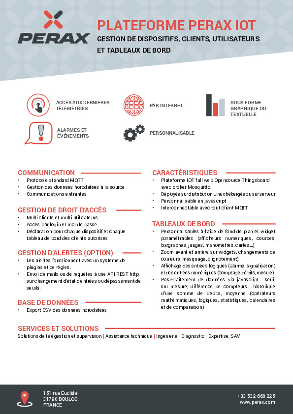 Brochure - Plaquette-iot - Perax technologies - FranceEnvironnement