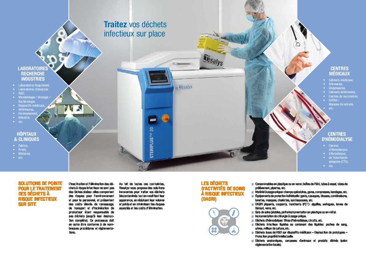 PDF - Brochure gamme steriplus - Tesalys - FranceEnvironnement