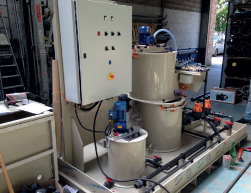 Installation d'un Skid de préparation de Polymère concentré en émulsion ...