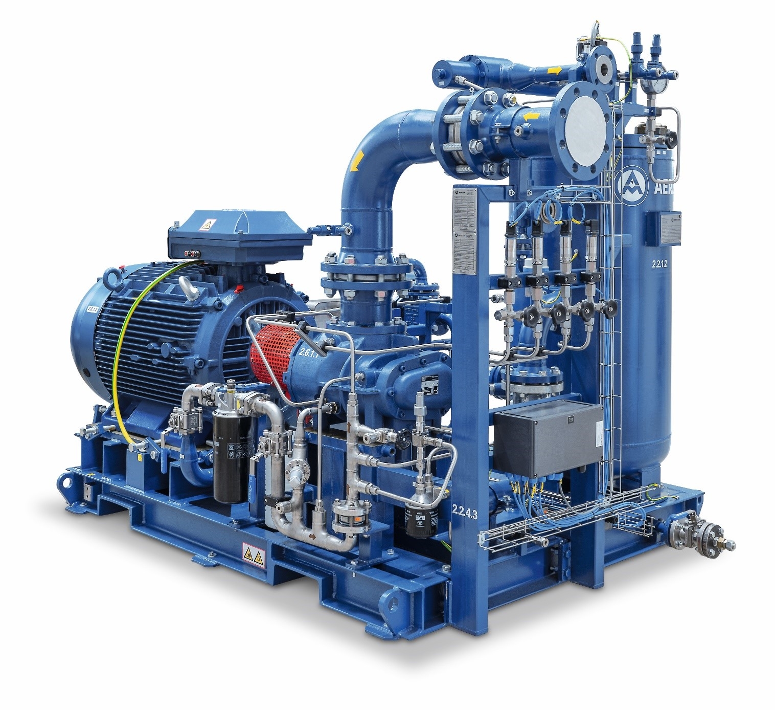 COMPRESSEUR À VIS LUBRIFIÉES BIOGAZ - CO2 - 15BARG - SÉRIE VMX ...