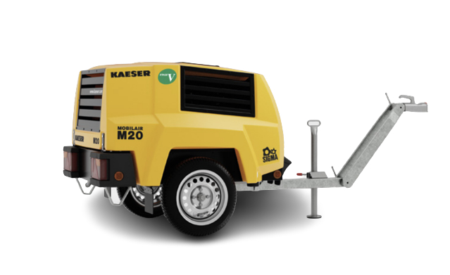 MOBILAIR M20 (Compresseur mobile) - KAESER® - FranceEnvironnement