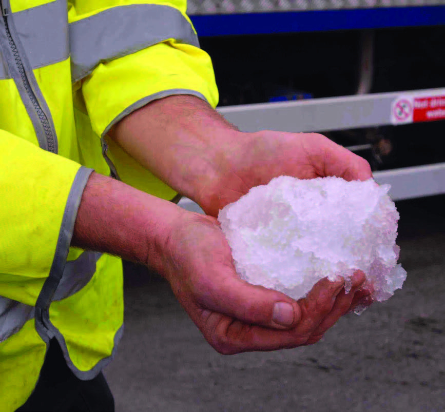 Machine d'Ice Pigging AQL500 - SUEZ® - FranceEnvironnement