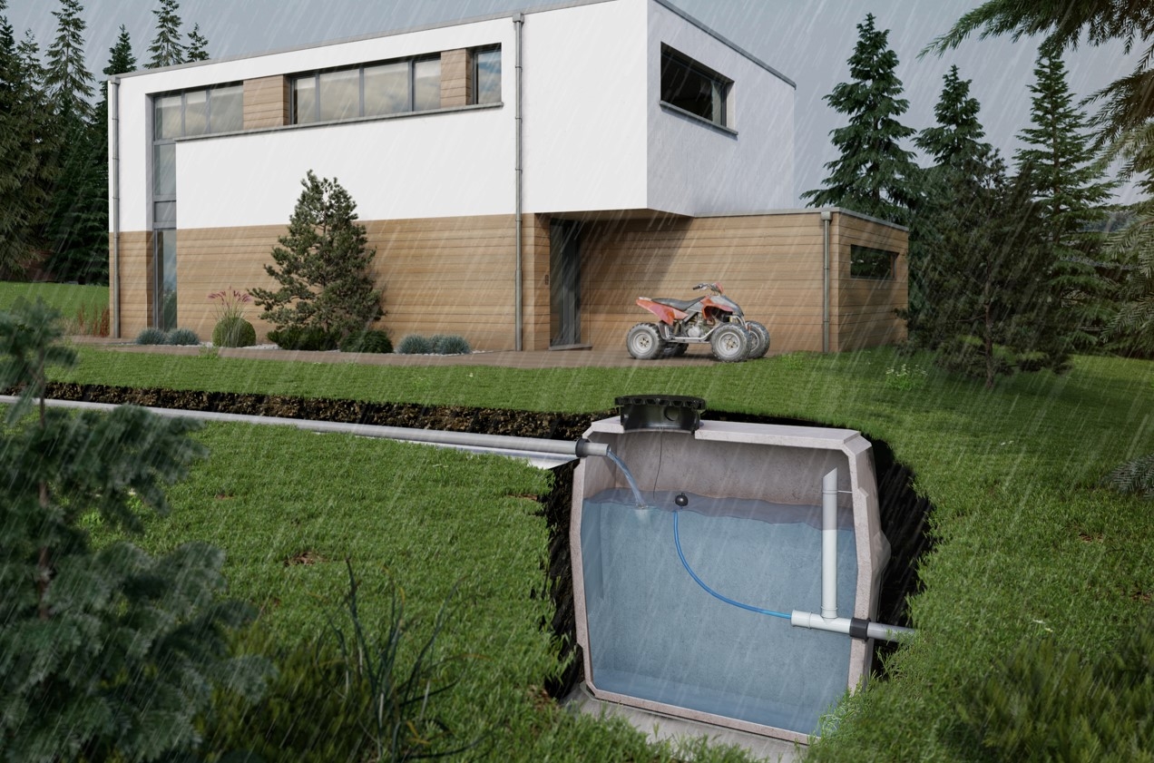 waterbuffer® C-90 (enveloppe béton) (Bassin d'orage - Cuve de rétention ...