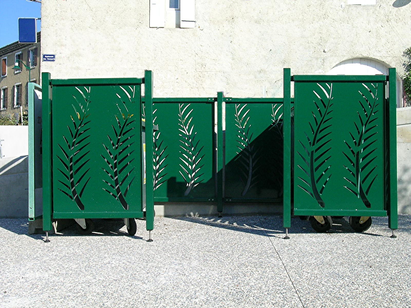 Cache-conteneurs vallon ( ) - ACROPOSE® - FranceEnvironnement