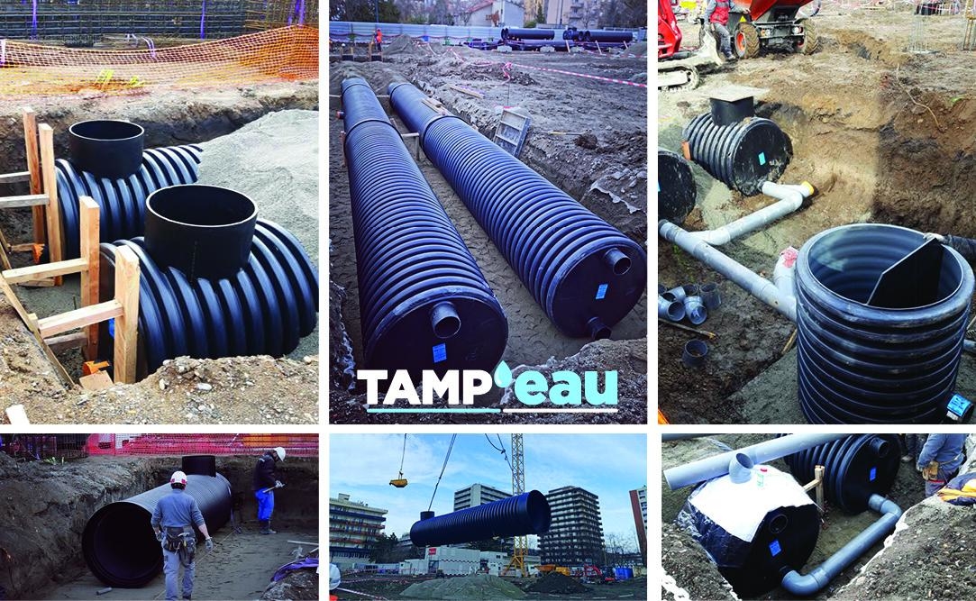 Bassins de rétention 40m3 et 70m3 - Polieco france - FranceEnvironnement