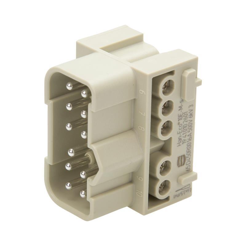HAN-ECO 10E-M-S (Connecteur mâle à visser) - HARTING® - FranceEnvironnement