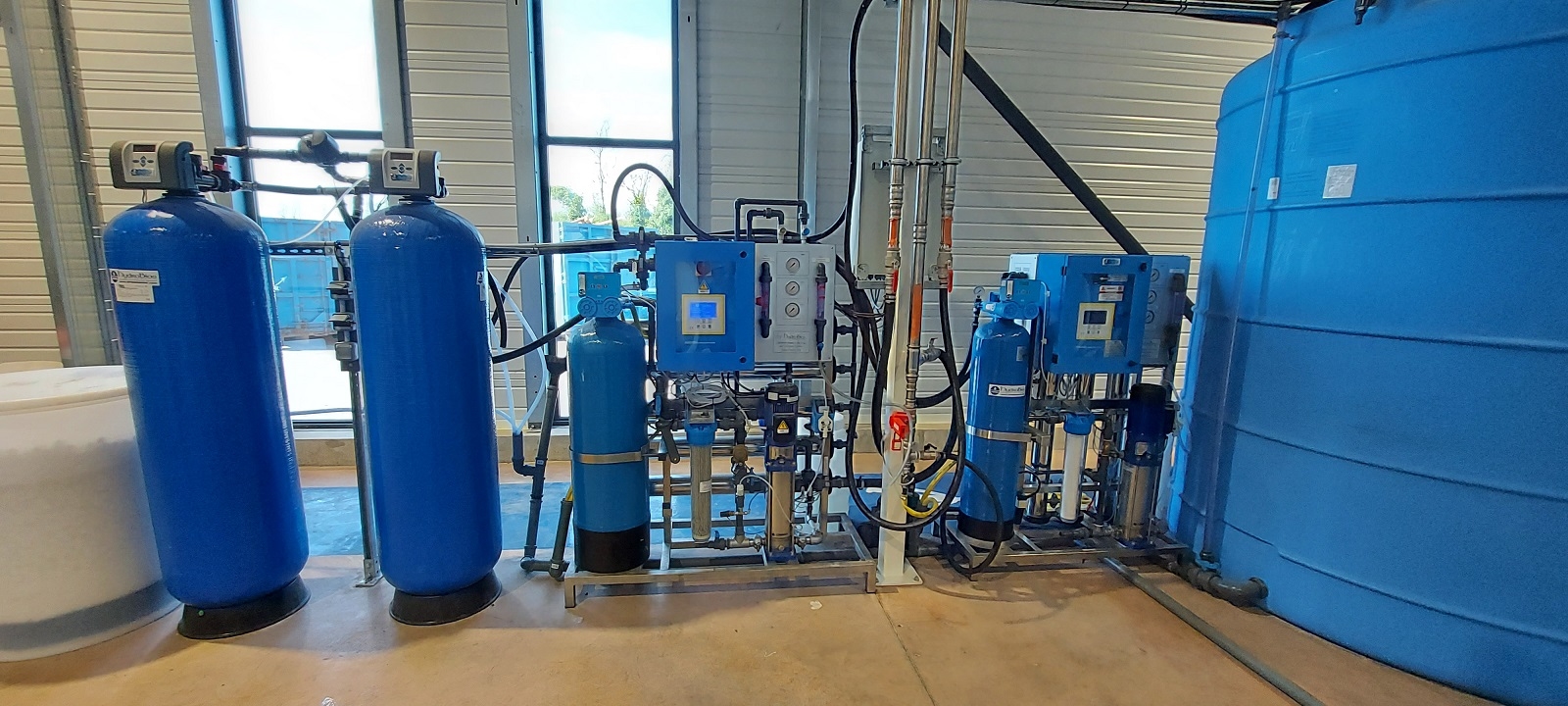 Ligne d'osmose inverse - Hydrobios - FranceEnvironnement