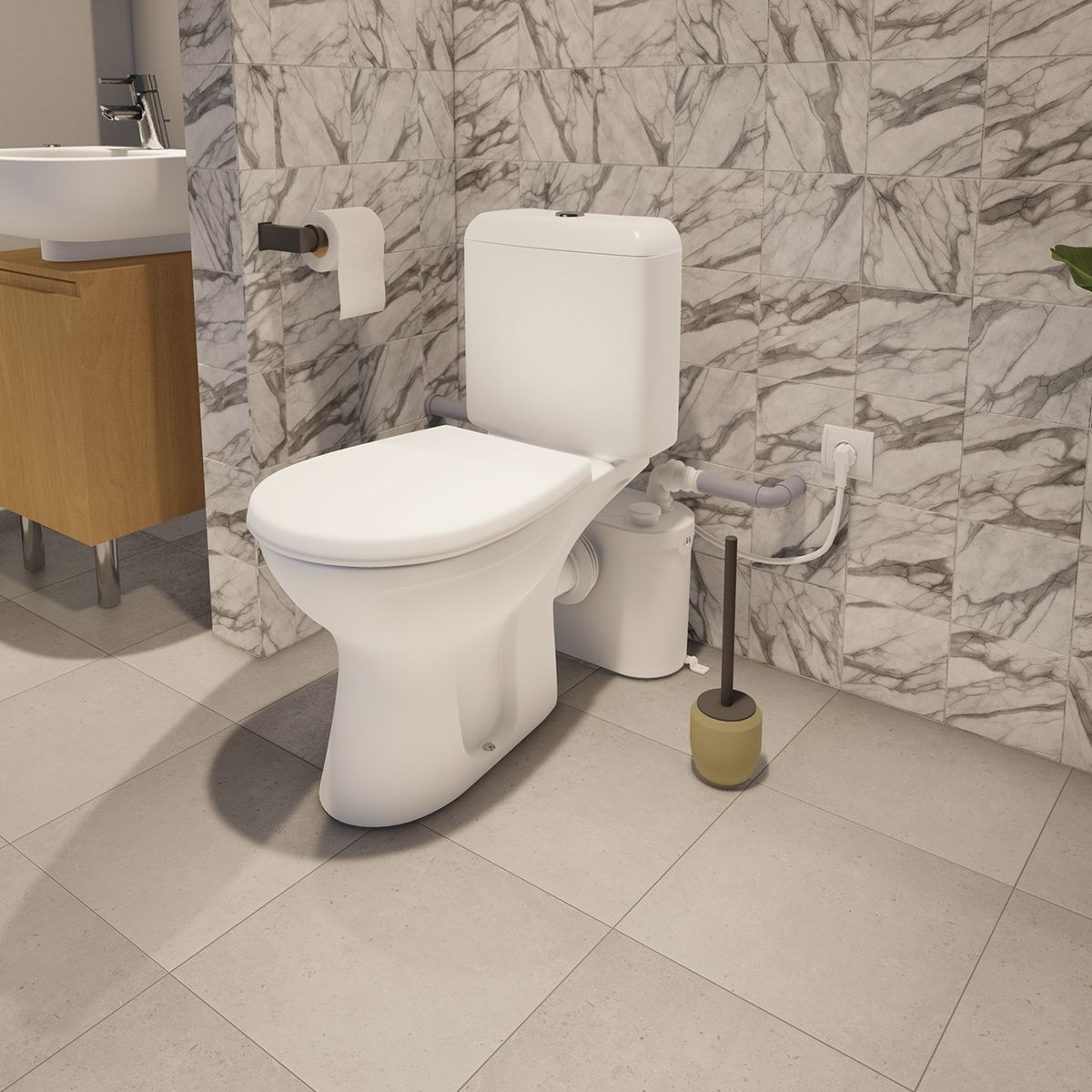 Sanibroyeur Pro Up ( Broyeur WC) - SFA® - FranceEnvironnement