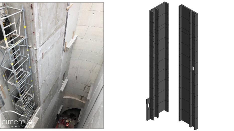 Mise en place d'une gaine d'aération dans le cadre des travaux du Grand ...