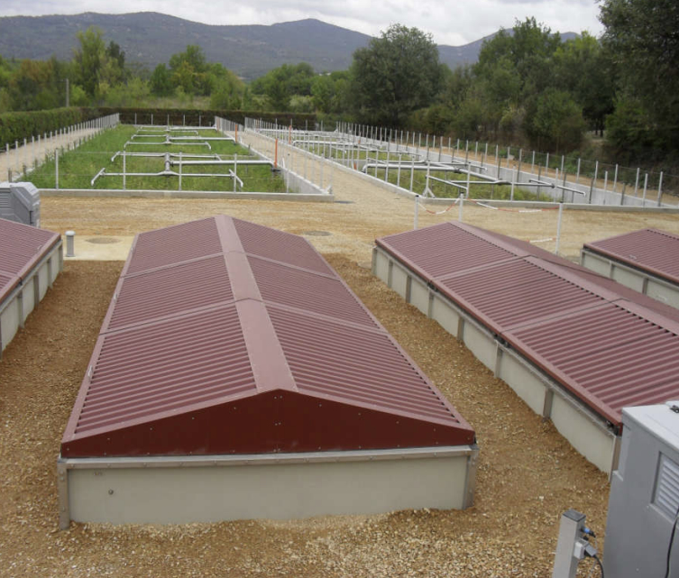 Création d'une station d'épuration avec procédé de biodisque à Laroque ...