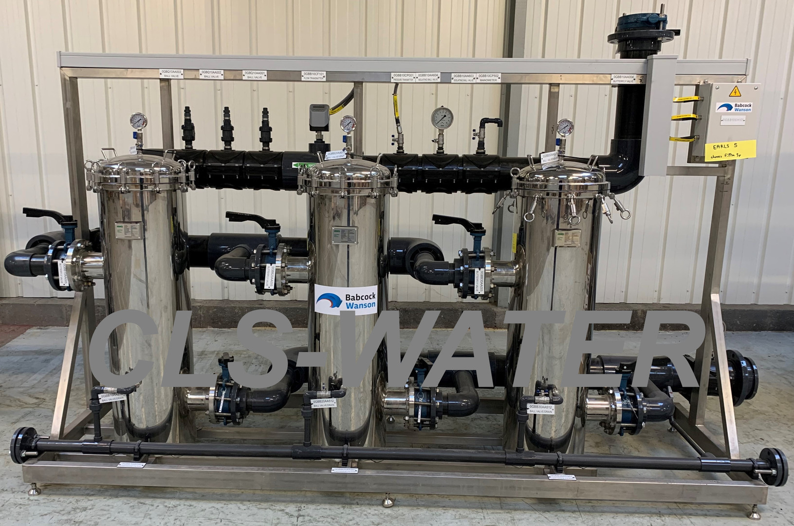 Élimination des matières en suspension avec filtration et Skid d ...