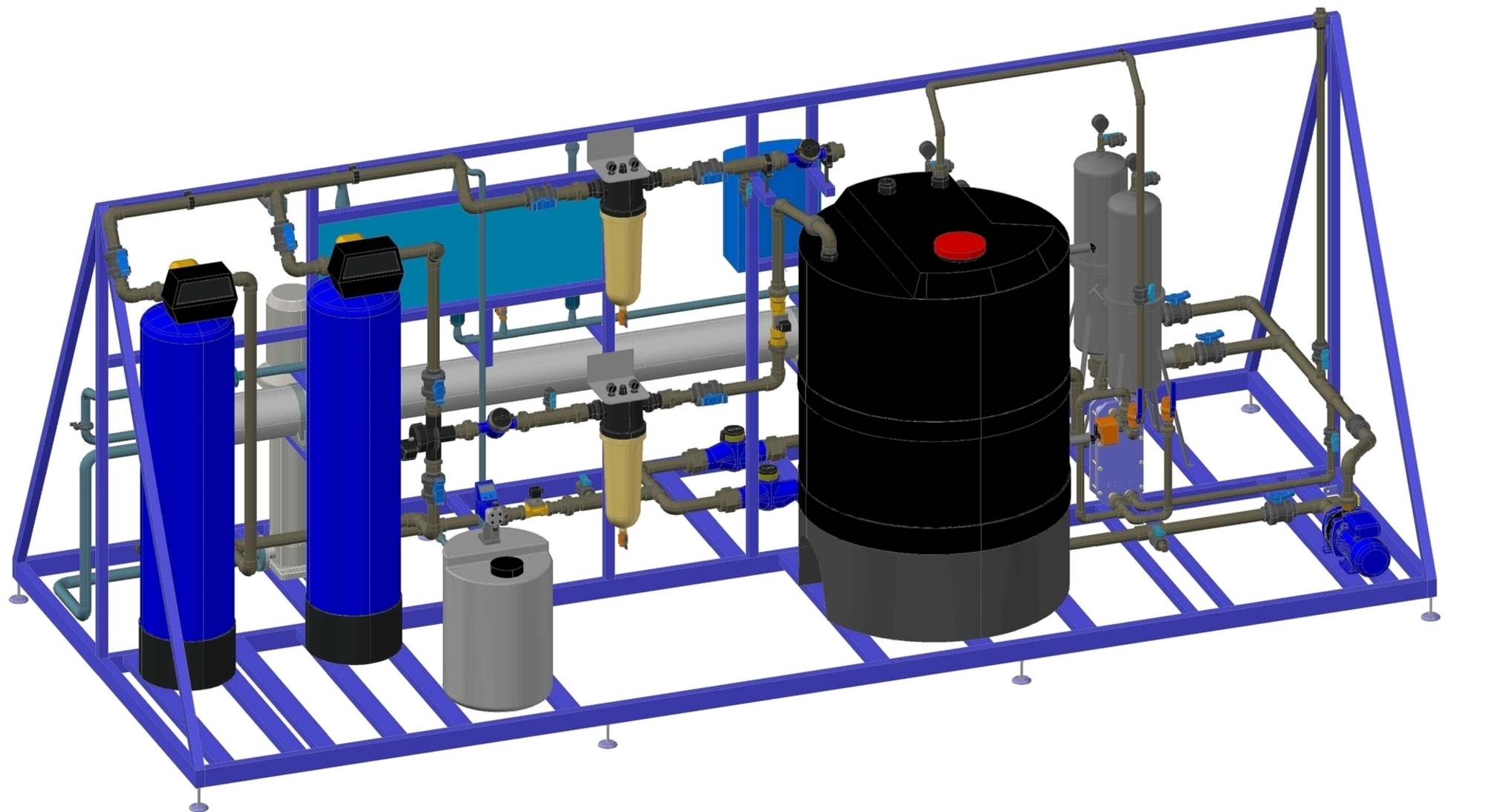 Osmose inverse pour la déminéralisation des eaux industrielles - Cls water - FranceEnvironnement