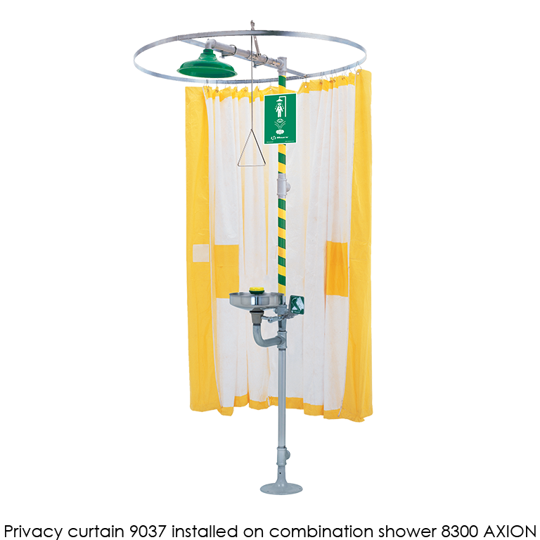 9037 (rideau d'intimité pour douche d'urgence) - HAWS ...